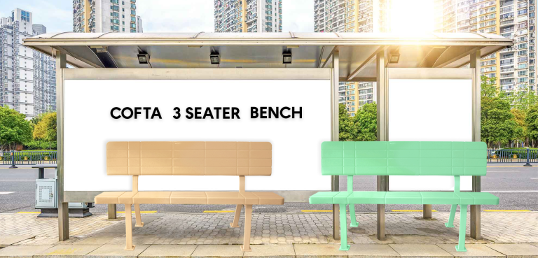 Cofta Bench 3 seater - Cofta Furniture